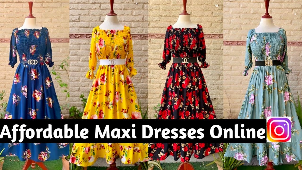 Maxi dresses in Pakistan| Online Shopping| Trusted Brand| FT Lites ...