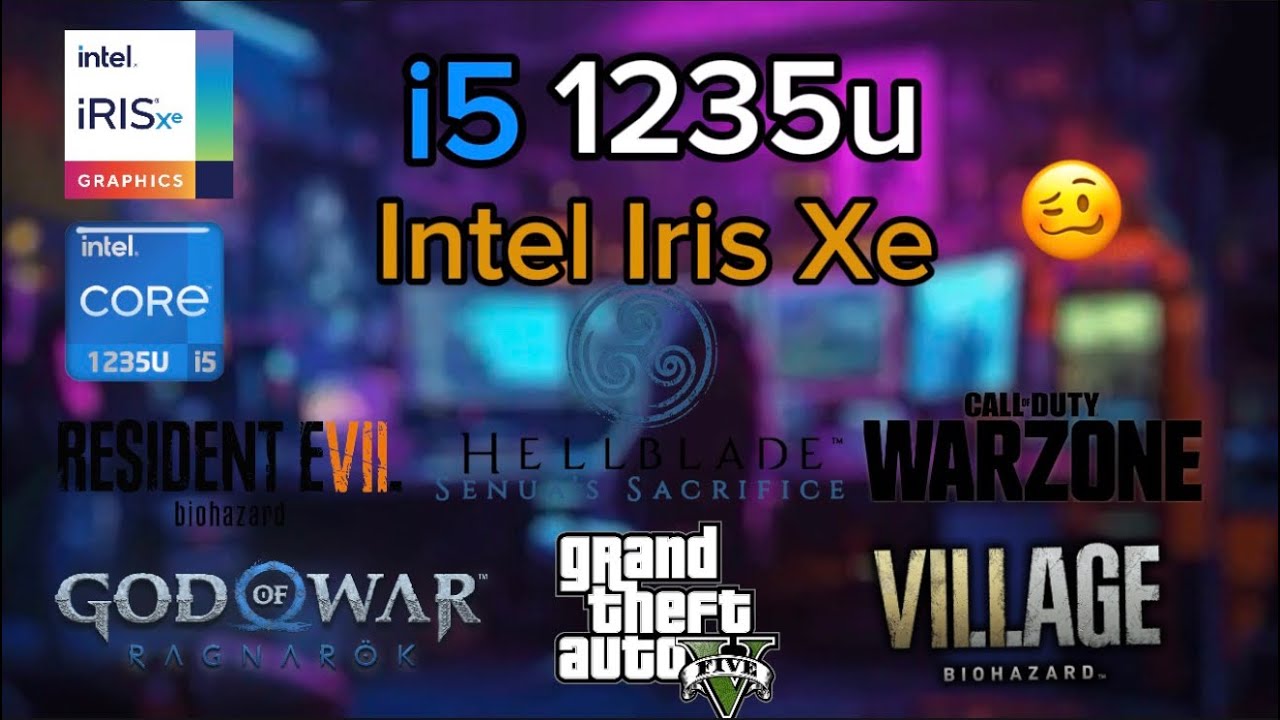 | INTEL i5-1235u Gaming Test 2026 | Intel Iris Xe in 6 games - YouTube