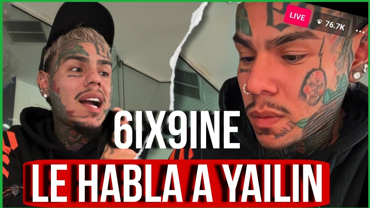 TEKACHI 6IX9INE EN VIVO! 🌈 SE DESAHOGA Y ACONSEJA A YAILIN LA MAS VIRAL ...
