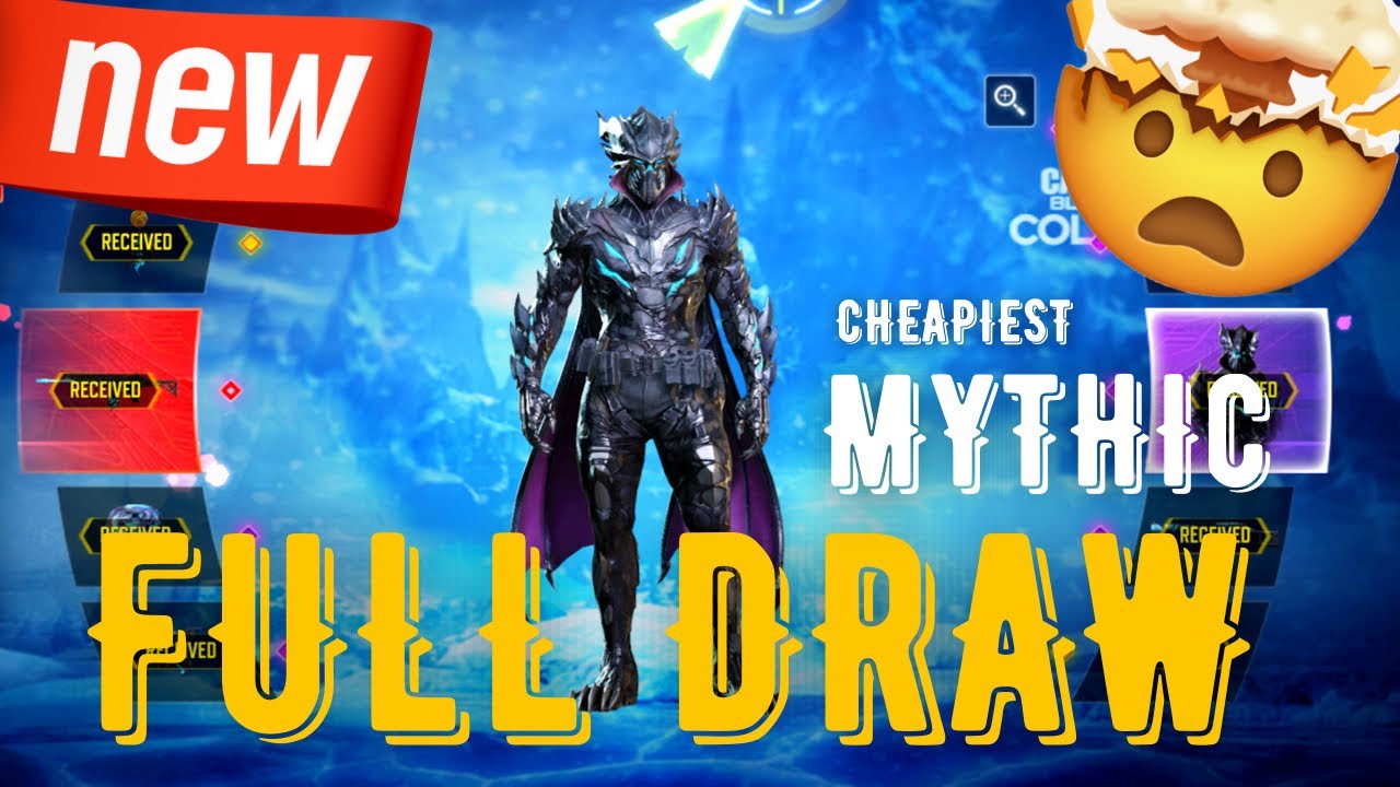 COLD EMBRACE MYTHIC FULL DRAW OPENING | CHEAPEST MYTHIC DRAW IN CODM😍 ...