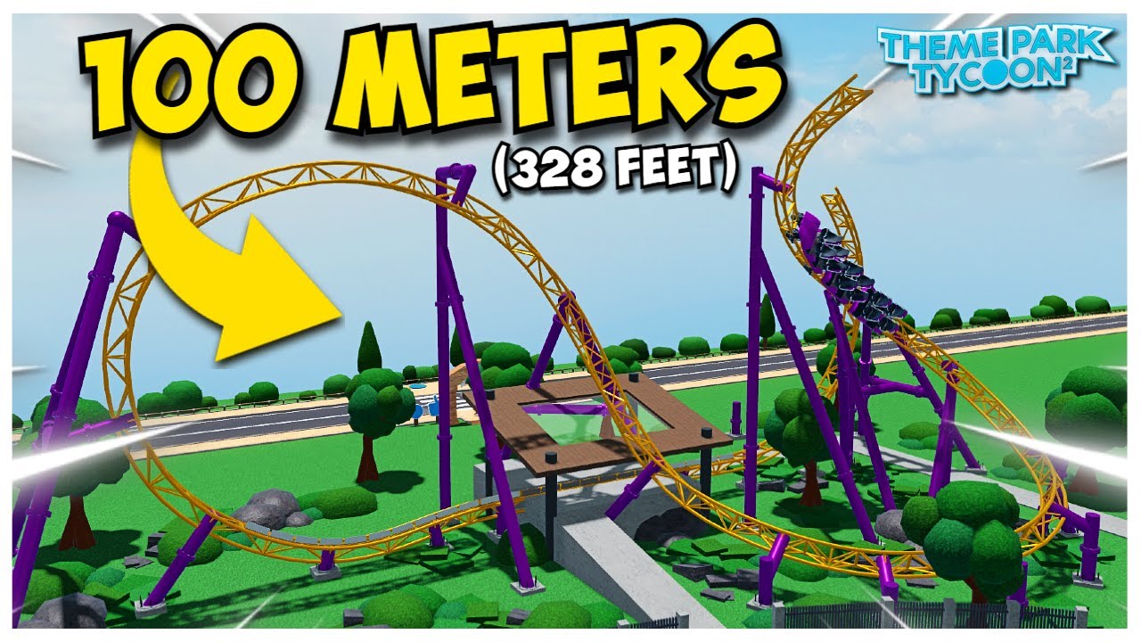 Is 100 Meters Long Enough To Make a GOOD Coaster in Theme Park Tycoon 2 ...