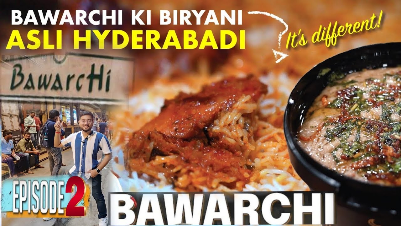 World Famous Hyderabadi Chicken Biryani | Bawarchi Restaurant RTC X ...