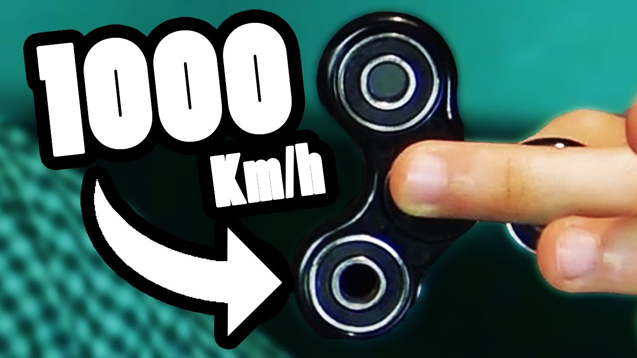 FAIRE TOURNER UN HAND SPINNER A 1000 KM/H ?! - YouTube