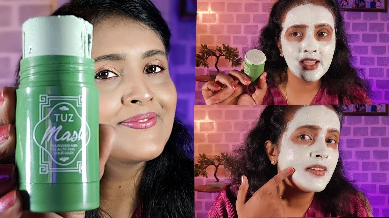Viral Green Mask Stick Review || Cleansing & Brightening Green Mask ...