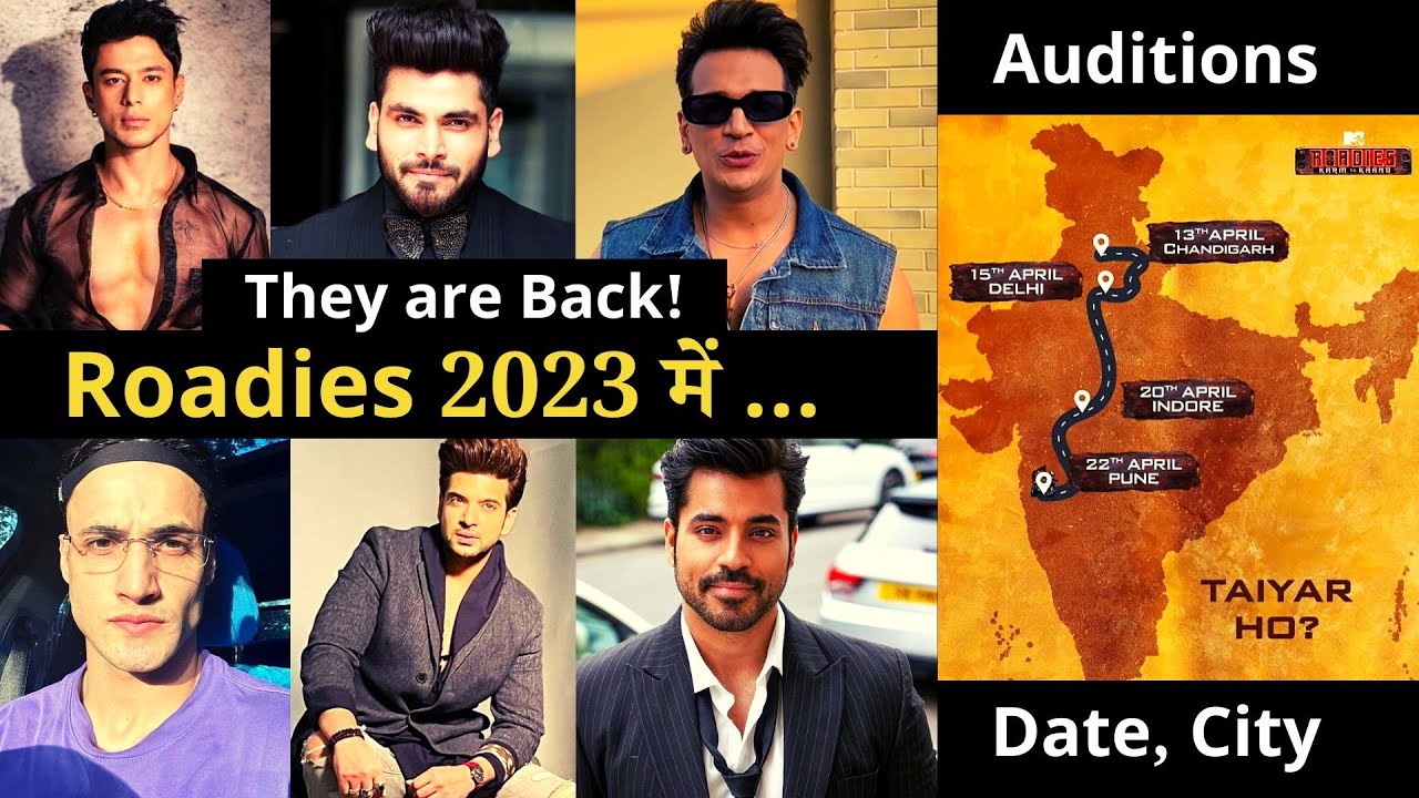 MTV Roadies 2023 Audition Date, City | Sonu Sood, Pratik Sejapal, Shiv ...