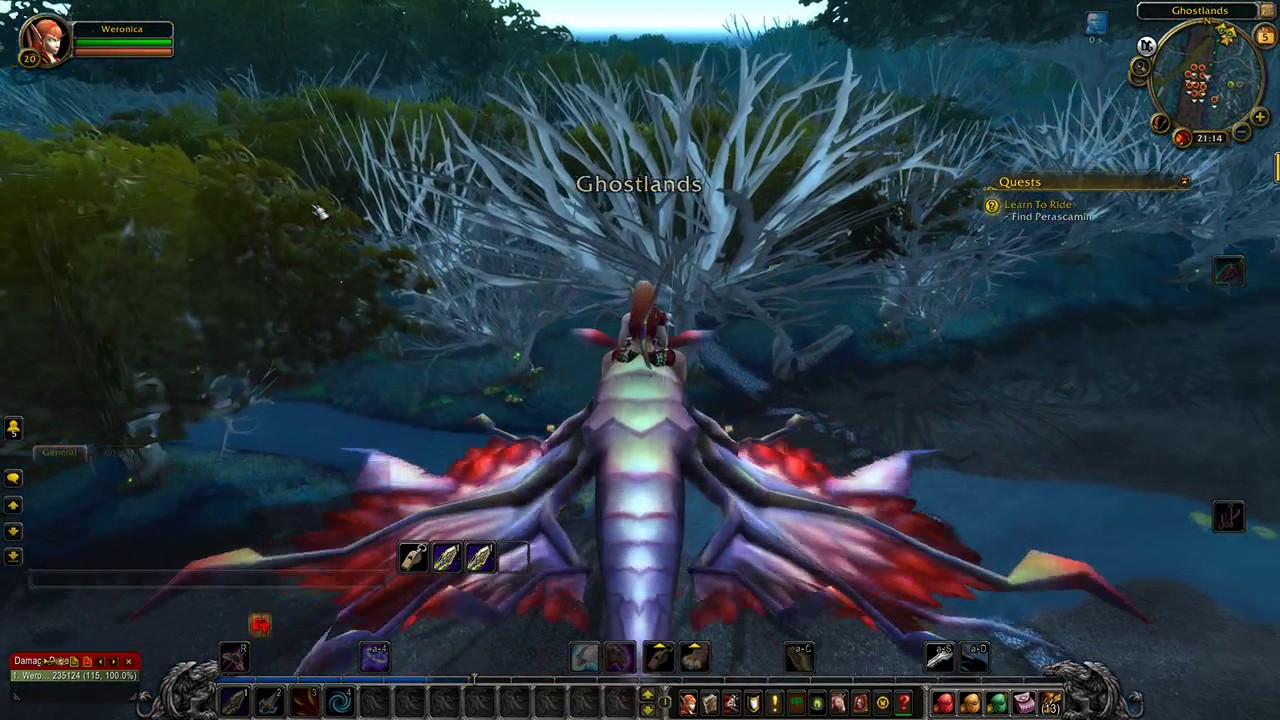World Of Warcraft Quest Info: Learn to Ride in the Eversong Woods - YouTube