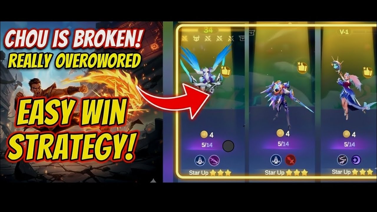 CHOU IS BROKEN! 😱 100% WIN RATE BUILD! (Mobile Legends Magic Chess ...
