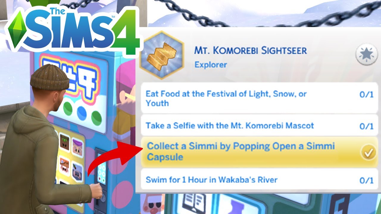 How To Collect A Simmi by Popping Open a Simmi Capsule (Mt. Komorebi ...