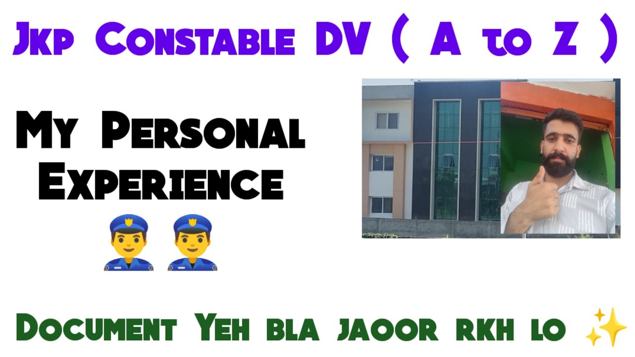 Jkp Constable cutoff and safe Score|Jkp document verification|My ...