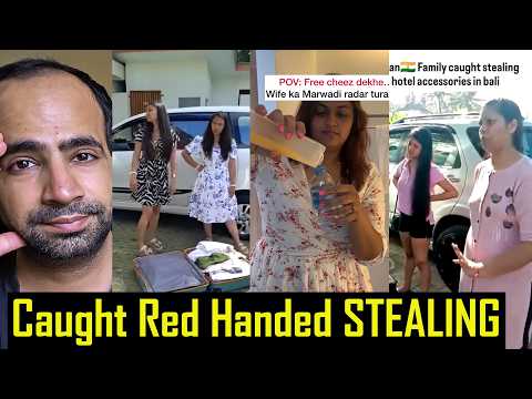 Indian Tourists Caught Stealing items from Hotel Room in Bali