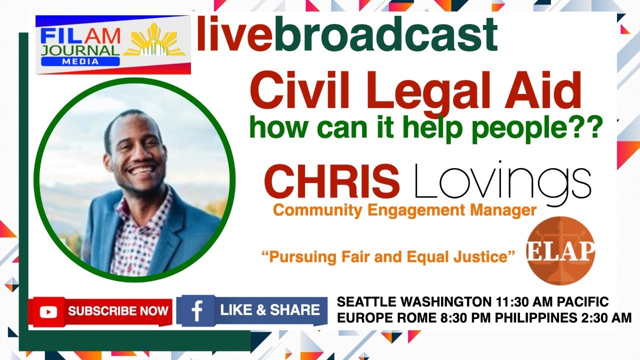 Lets Talk about CIVIL LEGAL AID with Chris Lovings! - YouTube