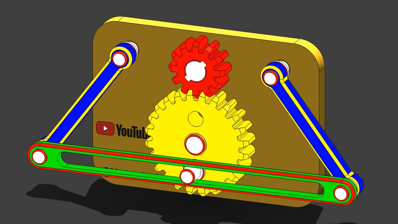 (27/1000)🔝Mechanical mechanism animation 4K #mechanical #mechanism # ...