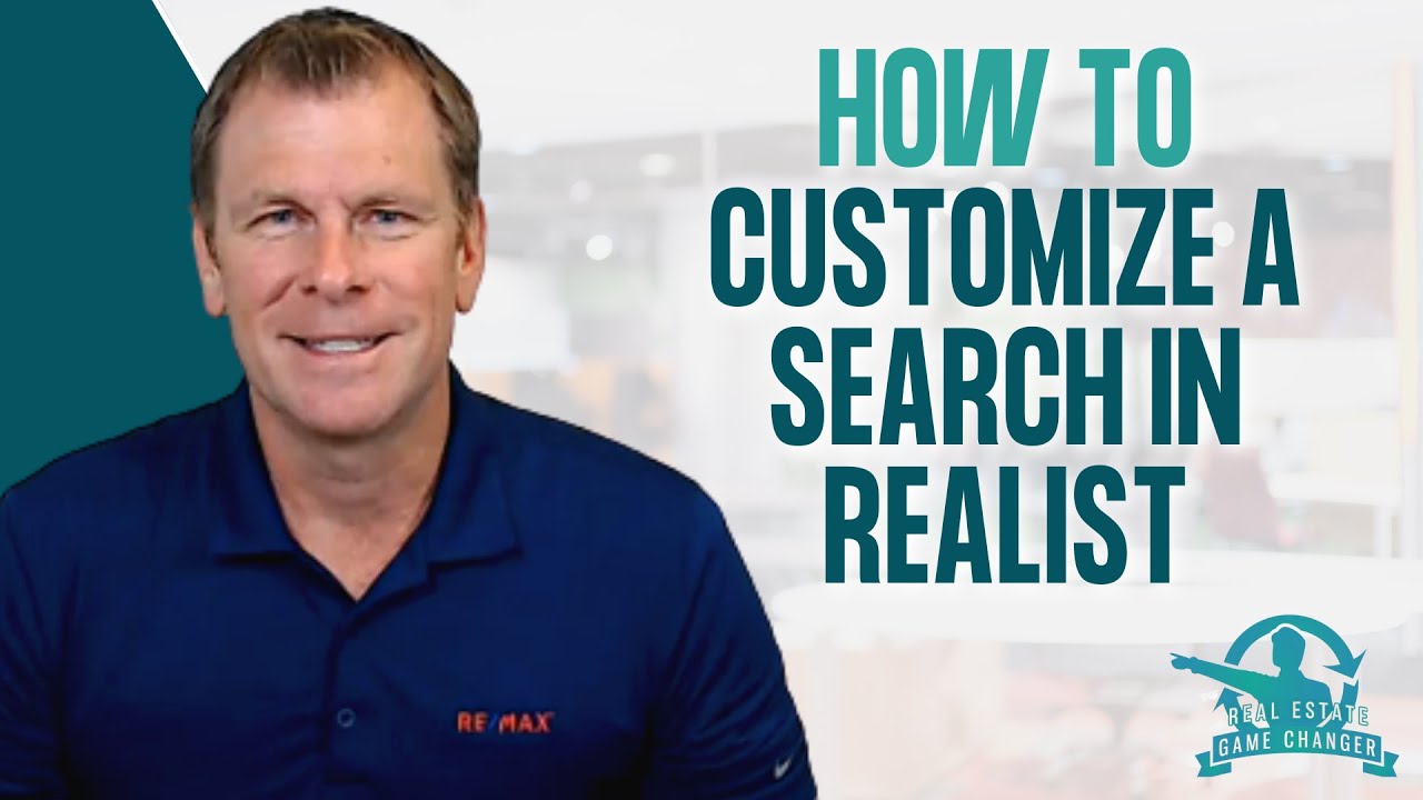 How To Customize A Search In Realist - YouTube