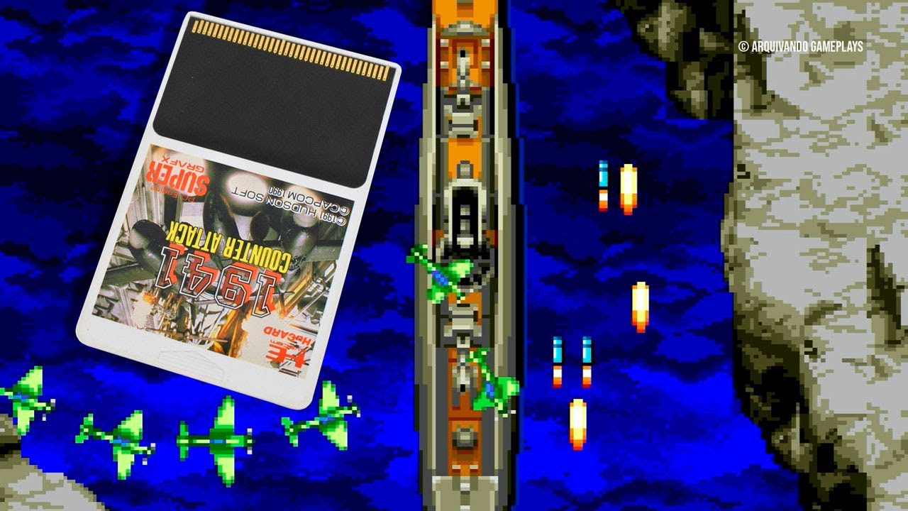 1941: COUNTER ATTACK - OS PRIMEIROS 10 MINUTOS | SUPERGRAFX VIA MISTER ...