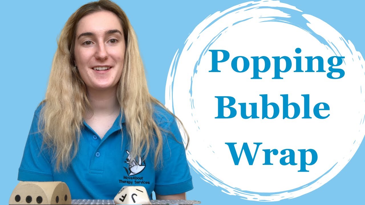 Popping Bubble Wrap: How to Improve Fine Motor Skills for Kids - YouTube