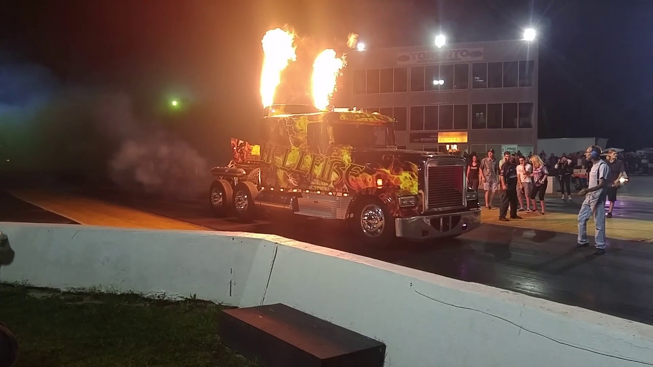Hellfire Jet Truck - Toronto Motorsports Park - YouTube