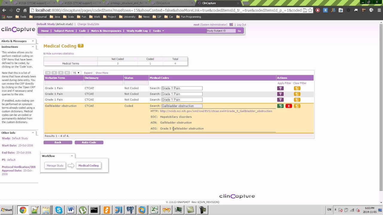 ClinCapture CTCAE ontology - YouTube