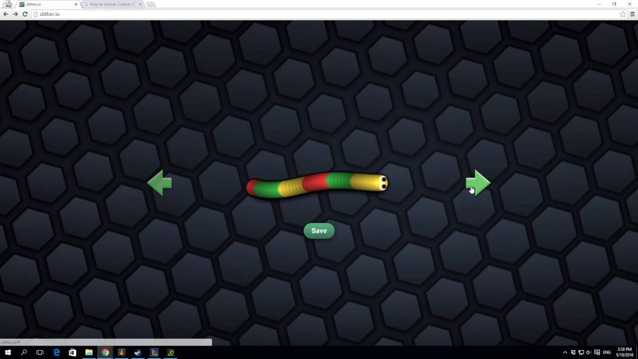 How to Change Skin in Slither - YouTube