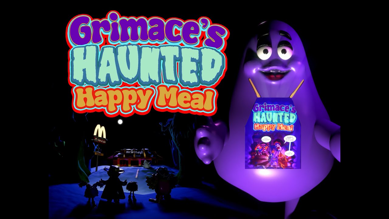 Grimace's Haunted Happy Meal - YouTube