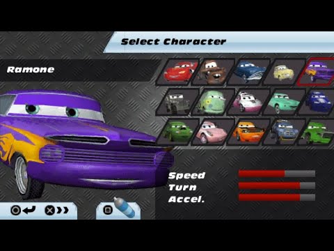 Cars Race-O-Rama PSP - Ramone Gameplay (PPSSPP) - YouTube