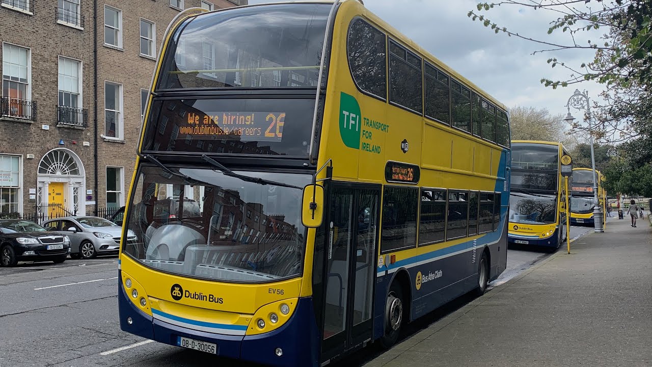 A Ride On Dublin Bus Route 26 Towards Liffey Valley. (EV56) - YouTube