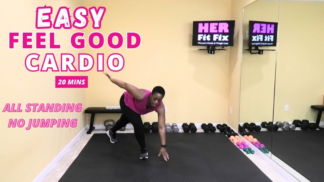Get Moving with Ease: Beginner-Friendly 20-Minute Standing Cardio - YouTube