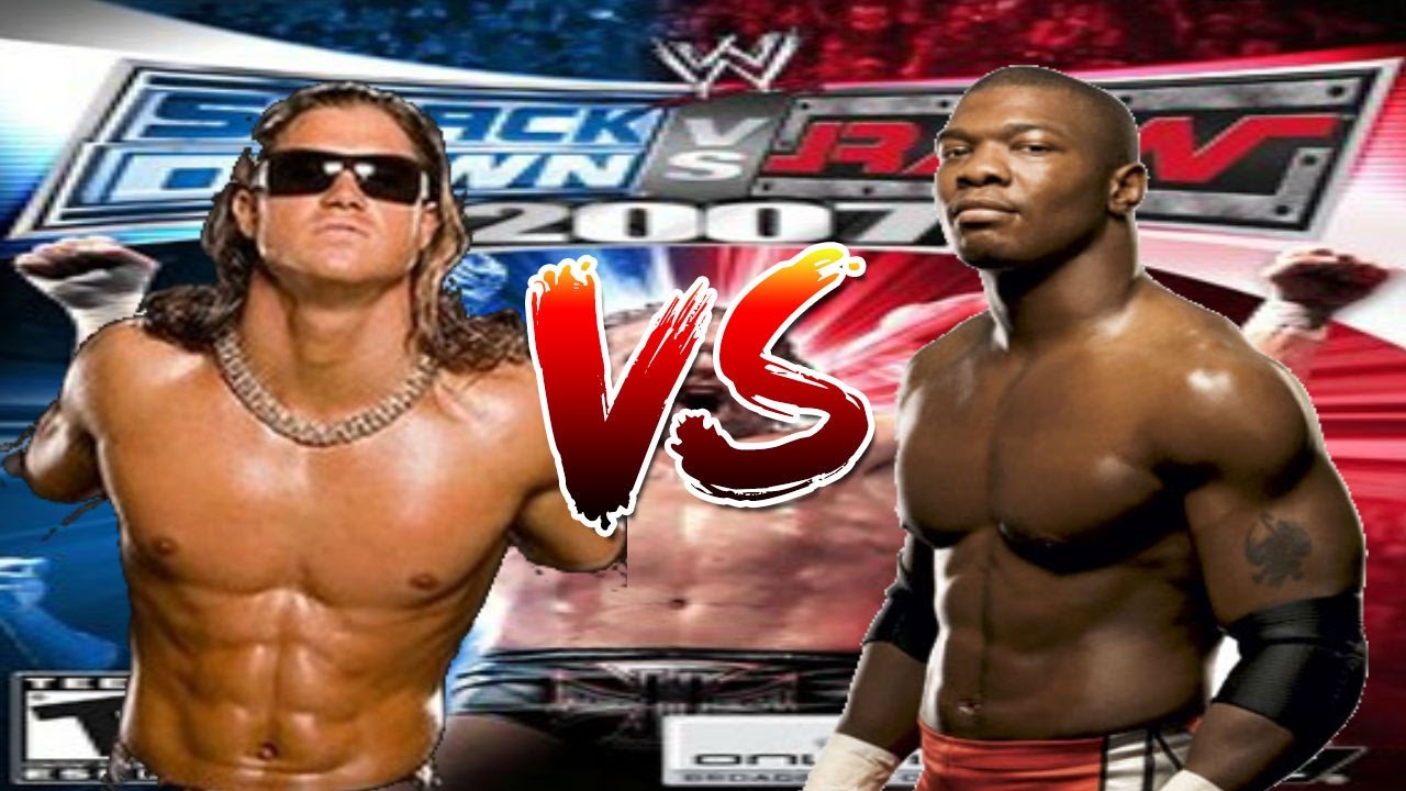 WWE Smackdown vs Raw 2007 Johnny Nitro vs Shelton Benjamin - YouTube