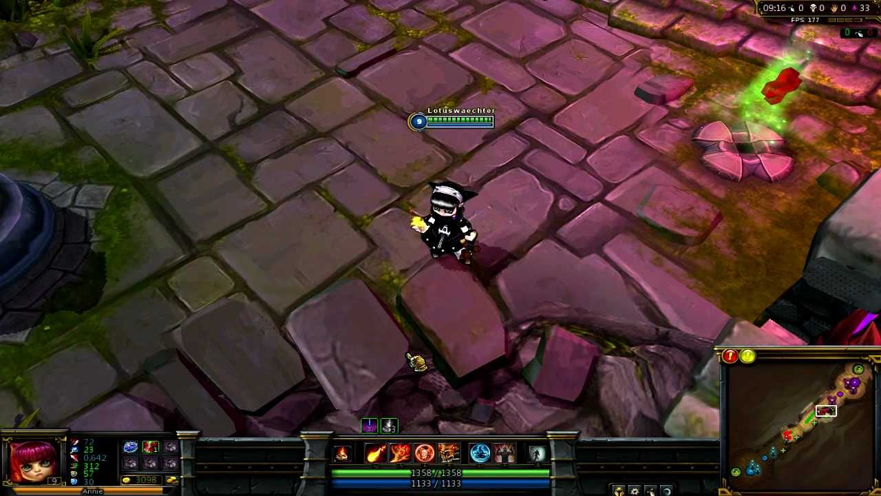 Skin Vorschau: Goth Gothic Annie League of Legends - YouTube