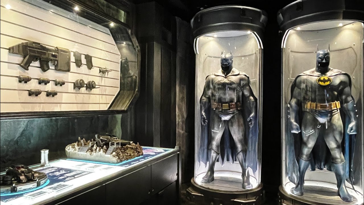 Enter Batman's Batcave At XM Studios - YouTube