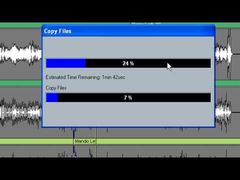 Cubase 4 - Exporting Selected Tracks