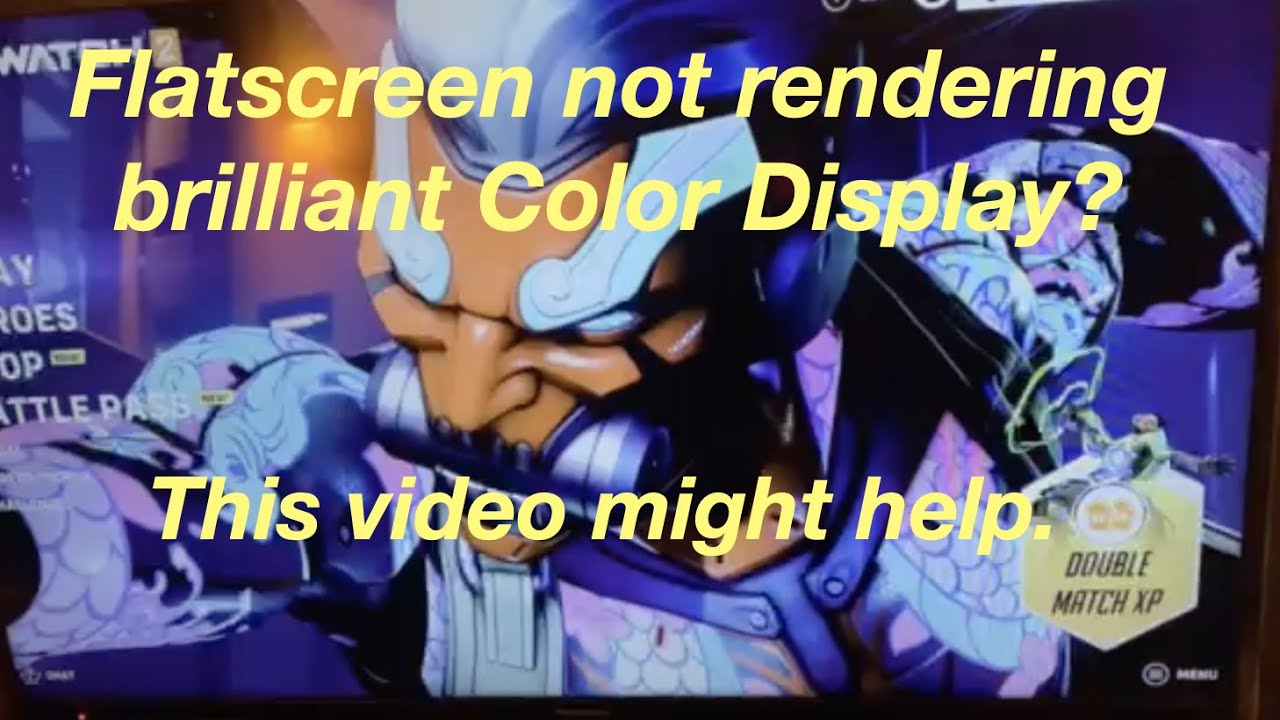 Fixing Faded or Washed Out Colors | Flatscreens | XBox Series X ...