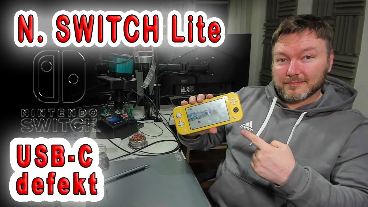 Nintendo Switch Lite - Missglückter USB-C Austausch vom Besitzer ...