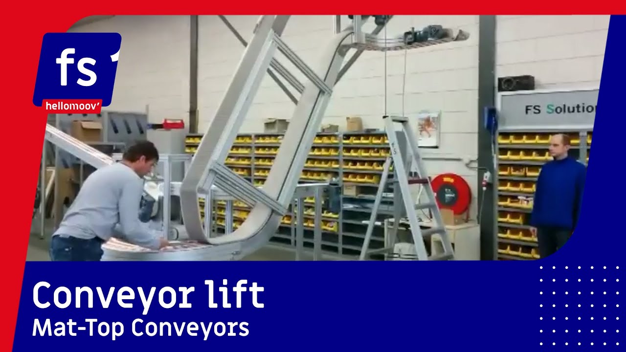 Vertical Conveyor, the Universal Conveying Lift! | Mat-Top Conveyors ...