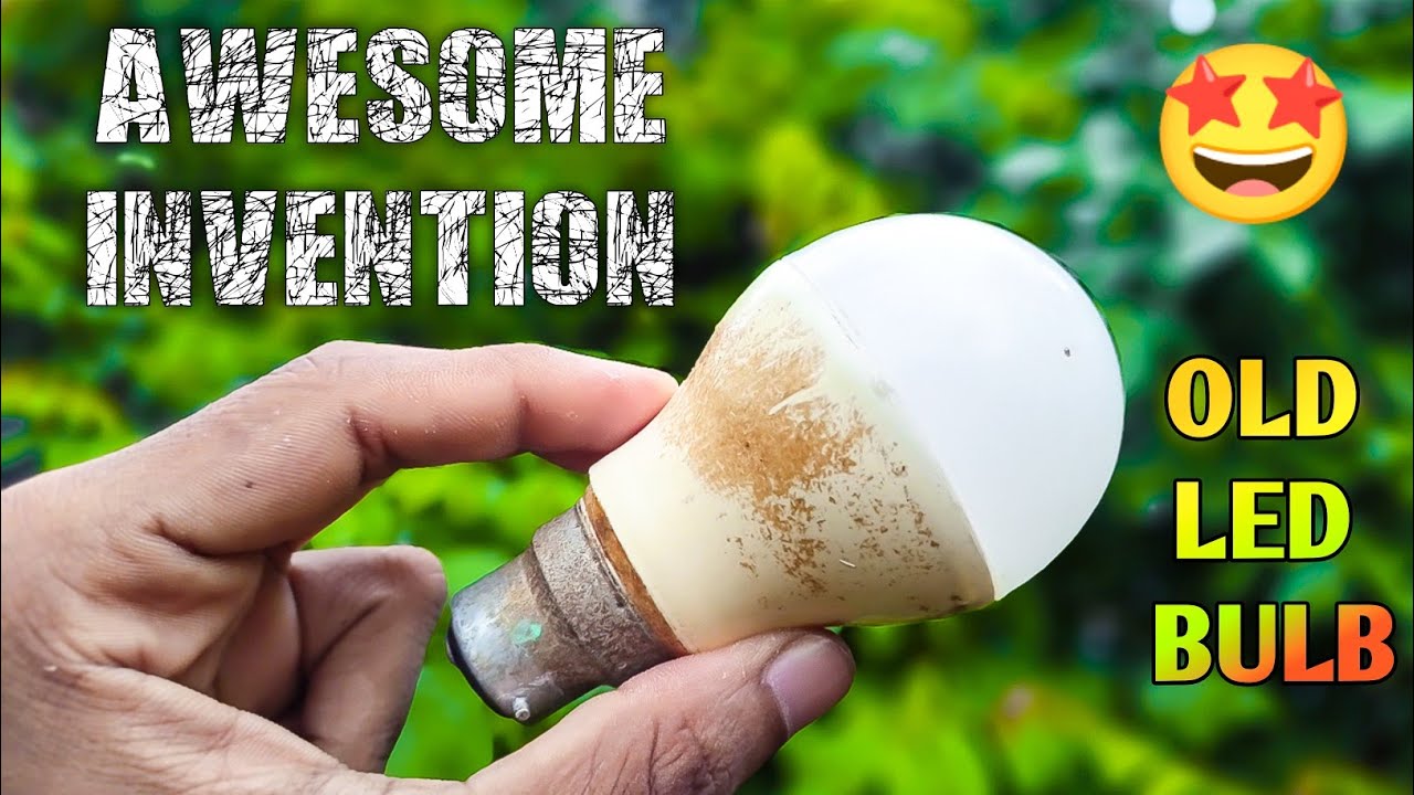 2 Amazing Inventions From Old LED Bulb - YouTube