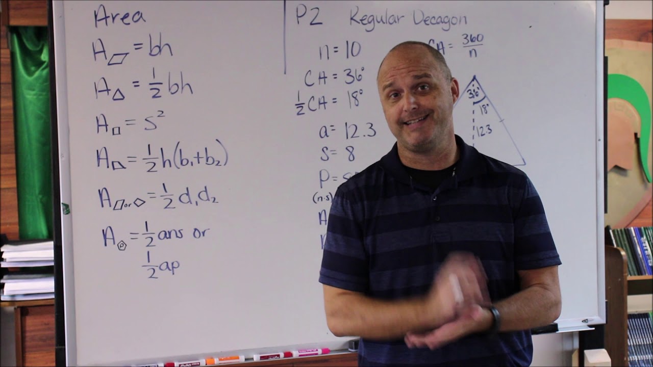 2021 Geometry Lecture 10 3 Area of Polygons - YouTube