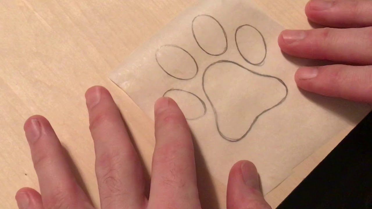 How to: Pyrography- Transferring a design to wood. - YouTube