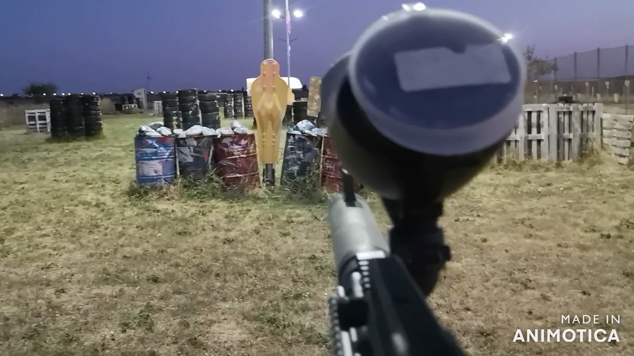Paintball Target Practice - YouTube