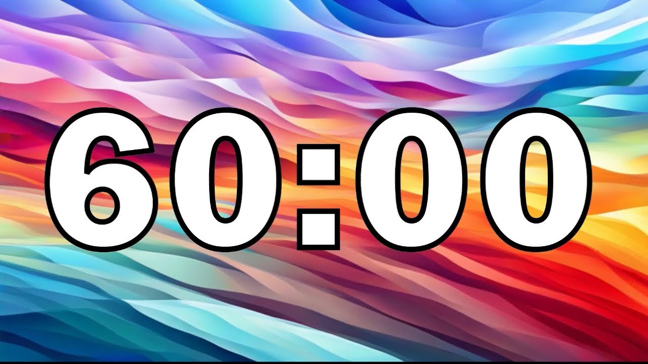 60 Minute Timer with Alarm and Shake Effect ⏰🔔 | Boost Productivity and ...