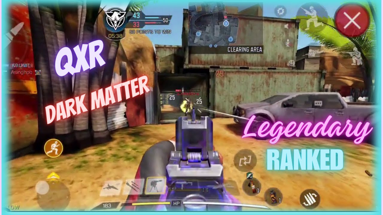 QXR- Dark Matter⚡Going for Mvp | CODM Legendary MP Gameplay - YouTube