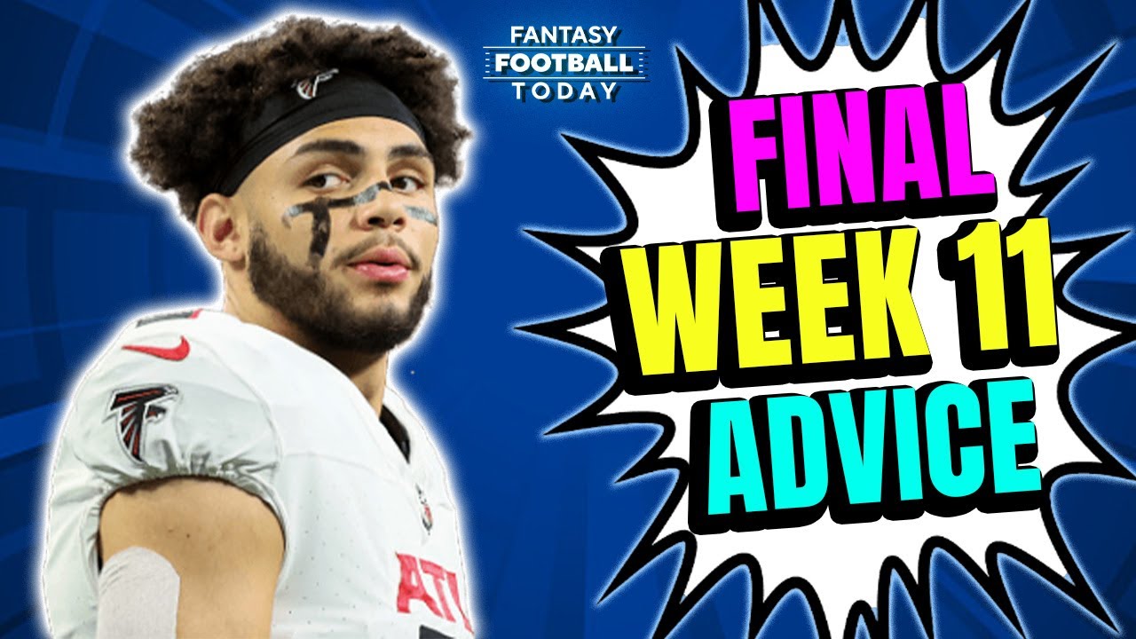 FINAL Week 11 Cheat Sheet! LIVE Start/Sit Q&A + Actives/Inactives ...