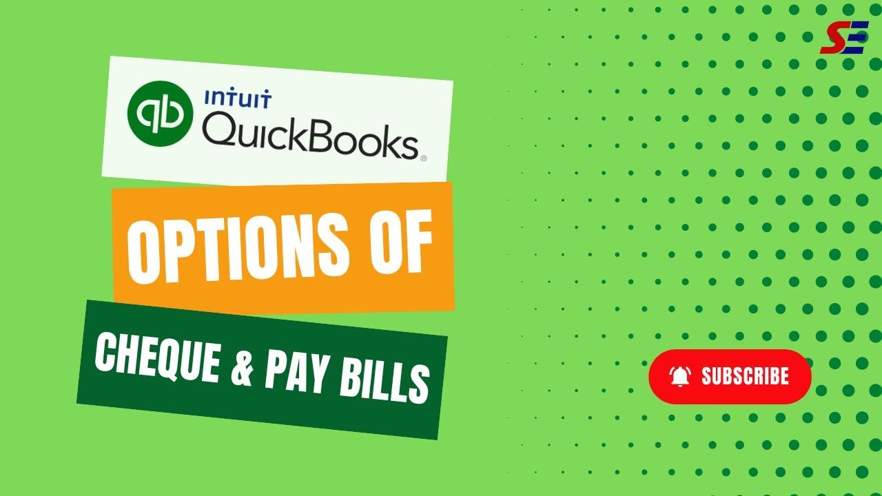 How to record transactions in Cheque and Pay bills in QuickBooks Online ...