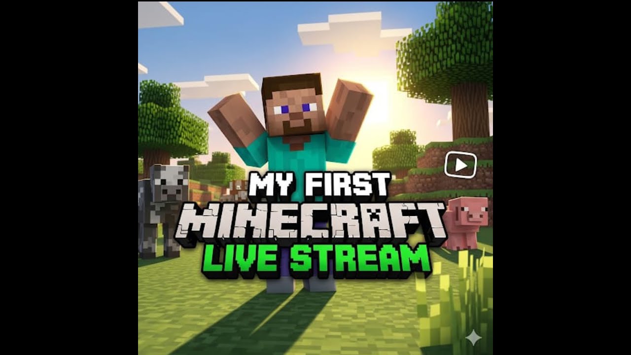 My First Minecraft Live Stream - YouTube