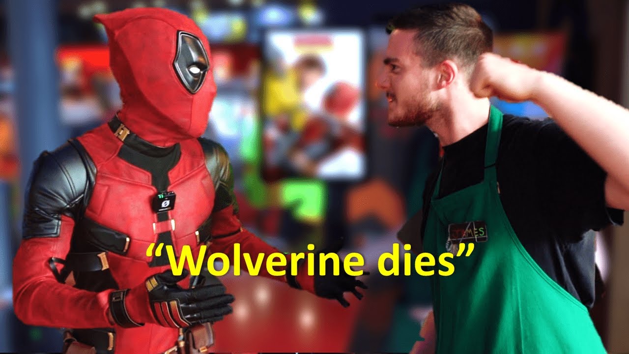 Fake Spoilers For Deadpool & Wolverine In Public Prank - YouTube