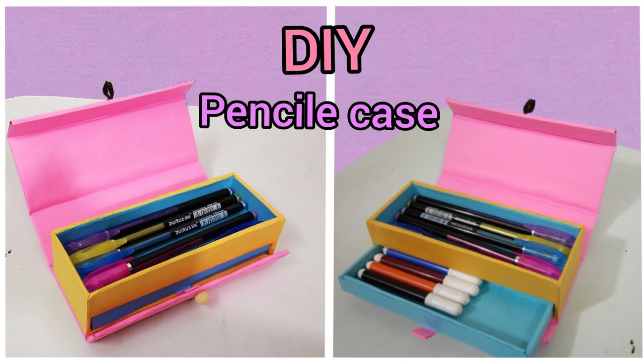 Diy- Pencile Case /How To Make Pencile Case with Cardboard/(school ...