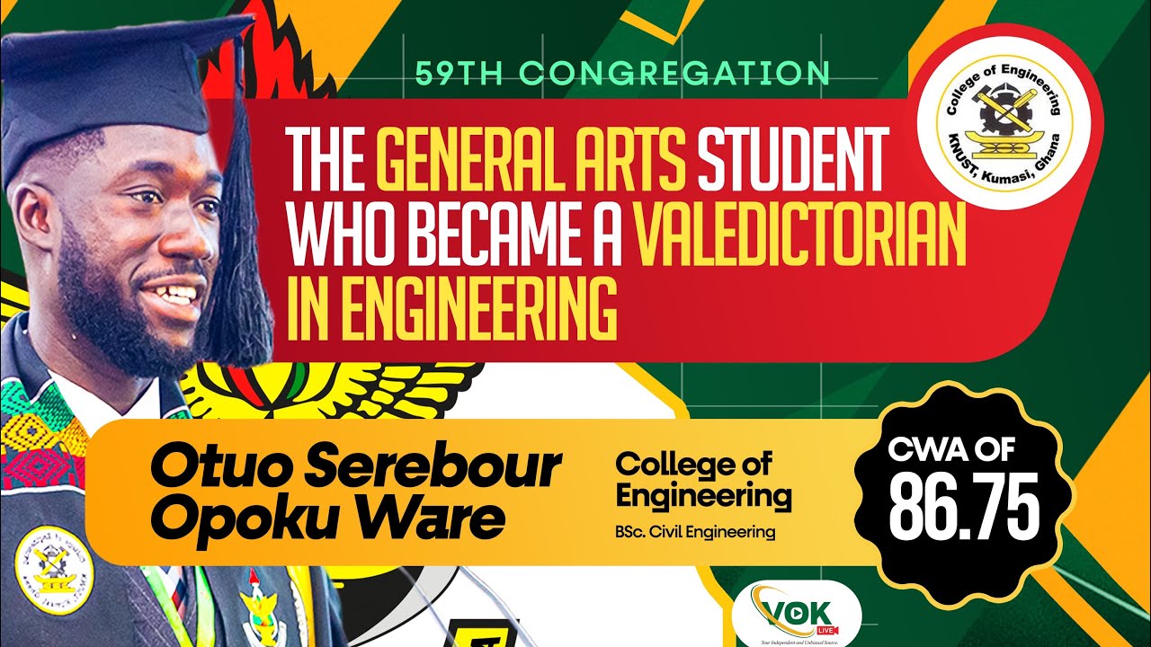 The General Arts Student Who became a Valedictorian in Engeneering ...