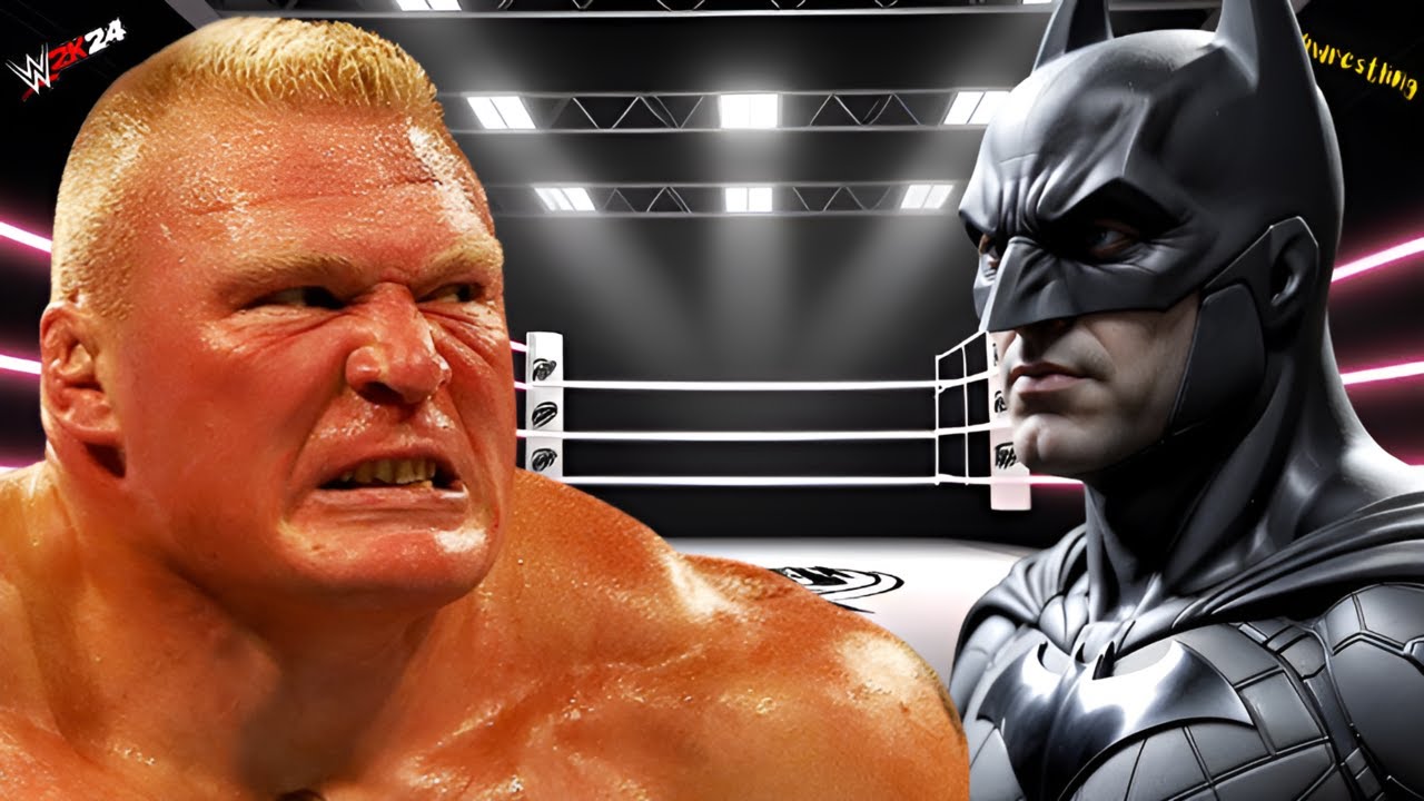 ⚡️WWE 2K24: Brock Lesnar vs Batman : Hellfire Difficulty⚡️ - YouTube