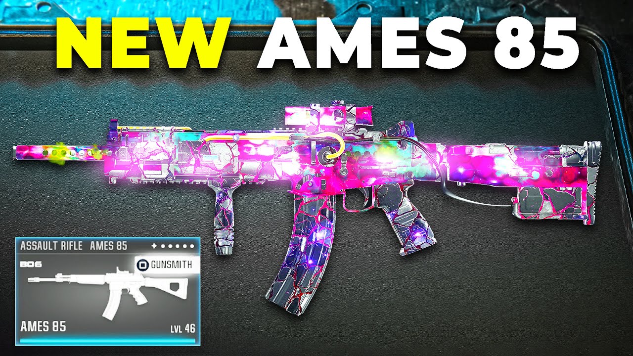 The BUFFED AMES 85 is *BROKEN* IN WARZONE! 😍 (BEST AMES 85 CLASS SETUP ...