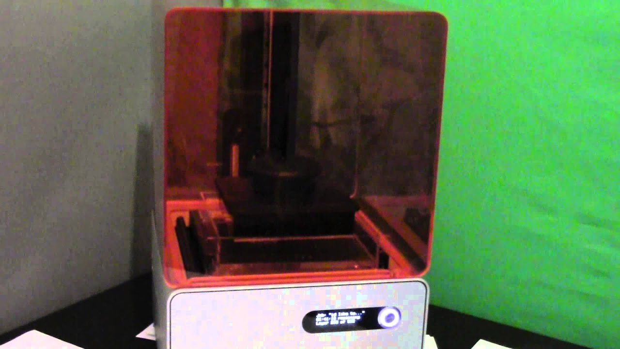 Timelapse - Formlabs Form1 3D Printer - YouTube