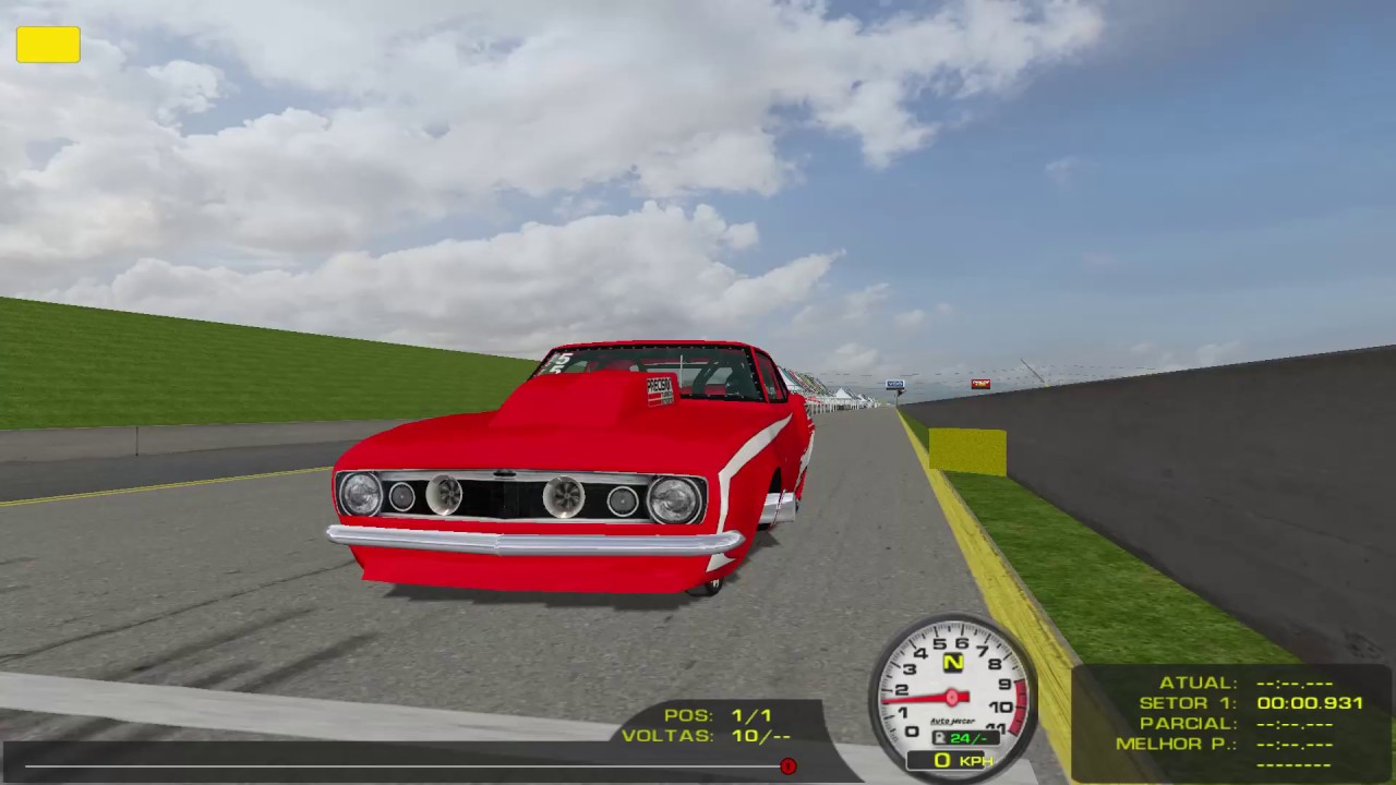 rFactor Mod Drag promod turbo - YouTube