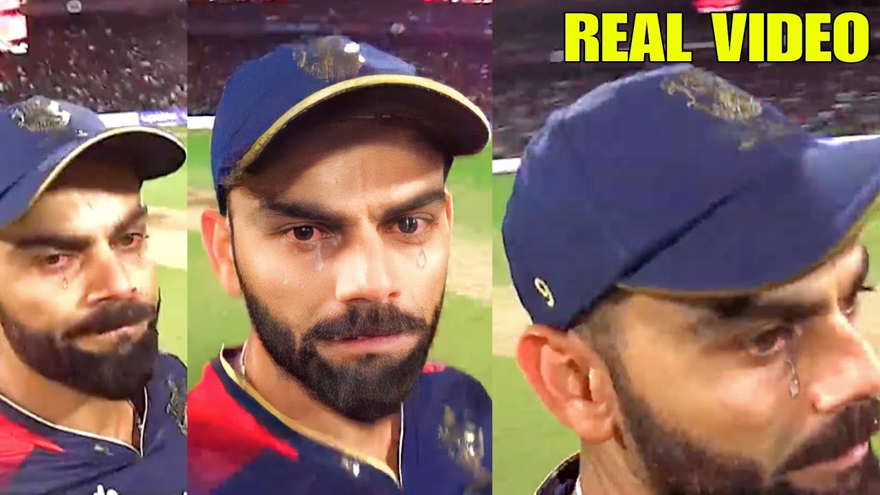 Virat Kohli crying after loosing RCB vs LSG match in Last over | IPL ...